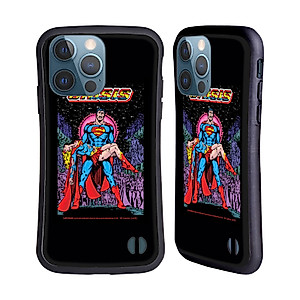 Head Case Designs Officially Licensed Superman DC Comics Supergirl Crisis on Infinite Earths Famous Comic Book Covers Hybrid Case Compatible with Apple iPhone 13 Pro