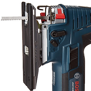 BOSCH 7.2 Amp Barrel-Grip Jig Saw Kit JS572EBK&BOSCH T30C T-Shank Multi-Purpose Jigsaw Blades, 30 Piece, Assorted, Jig Saw Blade Set for Cutting Wood and Metal