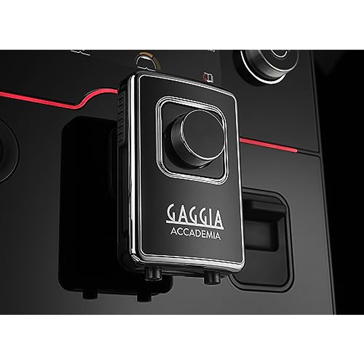 Gaggia Accademia Luxury Italian Fully Automatic Espresso Machine with 19 Customized drink settings,0.5 Liters,RI9782/46 Brushed Stainless