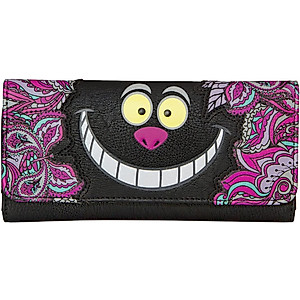 Loungefly Disney Alice In Wonderland Cheshire Face Wallet