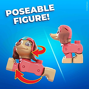 Mega BLOKS PAW Patrol Toddler Building Blocks Toy Cars, PAW Patroller with 81 Pieces, 4 Figures, Fisher-Price Gift Ideas for Kids Age 3+ Years