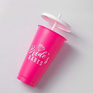 Pop Fizz Designs Bachelorette Cups for Bachelorette Party [10 Pack], Bachelorette Party Supplies, Bachelorette Party Cups, Bride Cup, Bridesmaids Cups, Bridal Party Cups, Bridesmaid Tumbler Set of 10