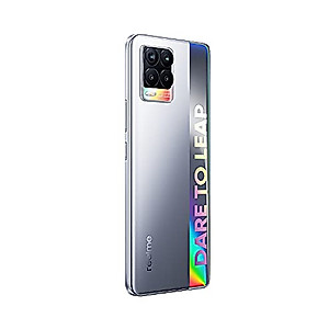 Realme 8 4G Dual SIM 64GB ROM + 4GB RAM (GSM Only | No CDMA) Factory Unlocked 4G/LTE Smartphone (Cyber Silver)-International Version