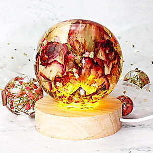 RESINWORLD Set of 4", 3", 2.5", 2", 1.7", 1.3", 0.9" Clear Silicone Sphere Molds, Large 3D Seamless Sphere Silicone Molds for Resin Casting, Round Ball Orbs Epoxy Resin Mold for Jewelry, Soap, Candle