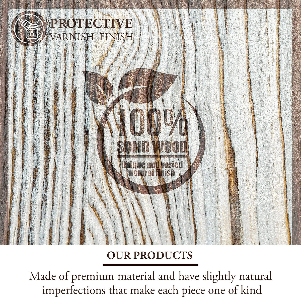 MyGift Shabby Chic White Washed Solid Wood Necklace Easel Stand with Detachable Board and Base, Tabletop Adjustable Bust Jewelry Holder for Retail Display