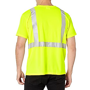 Radians unisex adult St11 Industrial Safety Shirt Short Sleeve, Safety Green, X-Large US
