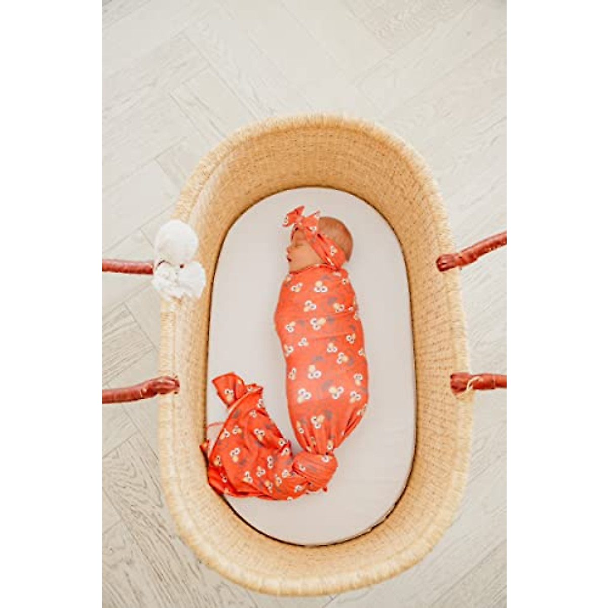 Copper Pearl Baby Swaddle Blanket - Wearable Premium Knit Baby Blanket, Large Soft Stretchy Receiving Blankets for Baby Boy and Girl, Swaddles for Newborn, Infant, and Toddler (Elmo)