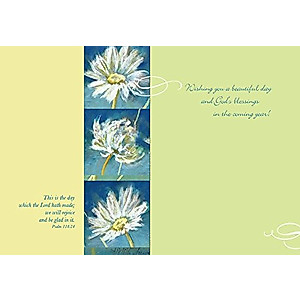 Gracefully Yours Blooming Wishes Birthday Greeting Cards featuring Nel Whatmore, 12, 4 designs/3 each with Inspirational Message