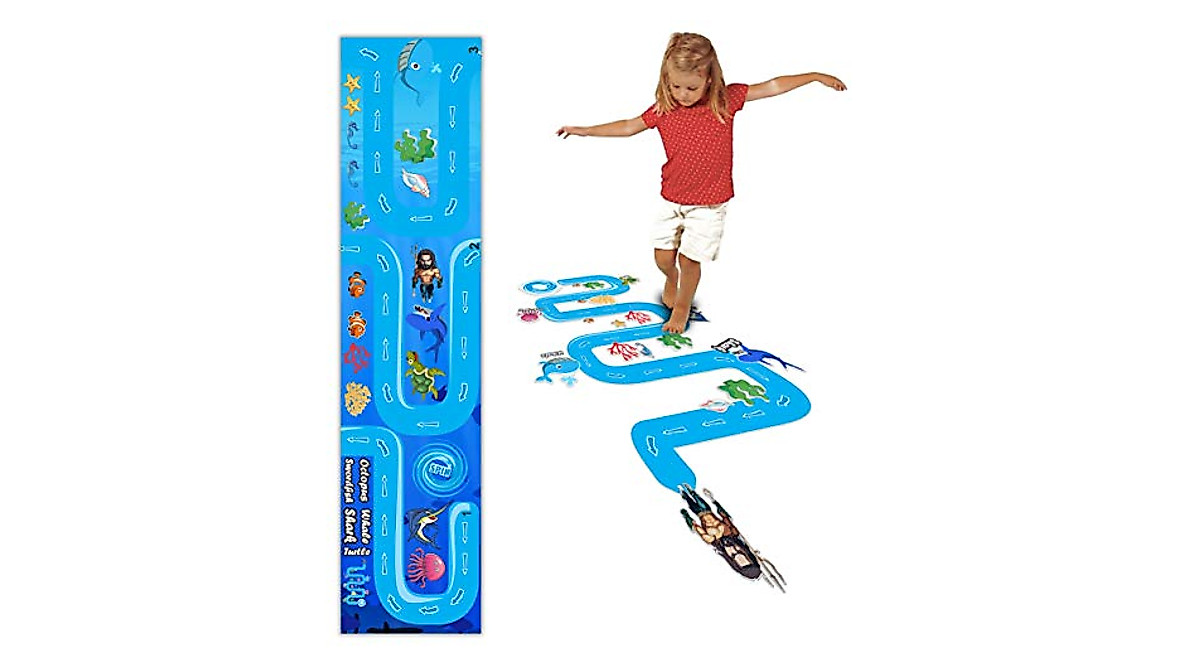 HK Studio Ocean Shape Walk Decals for Classroom Fun
