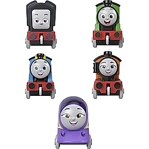Thomas & Friends Toy Trains for Kids, Adventures Engine Pack, Set of 5 Push-Along Vehicles for Preschool Kids Ages 3 and Older