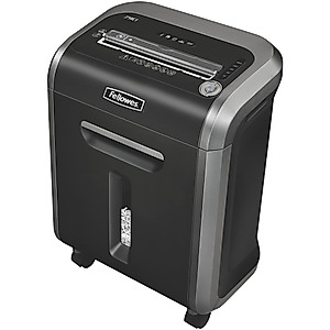 Fellowes ‎Powershred 79Ci 16-Sheet 100% Jam-Proof Heavy Duty Crosscut Paper Shredder Machine for Office and Home, Black/Dark Silver 3227919