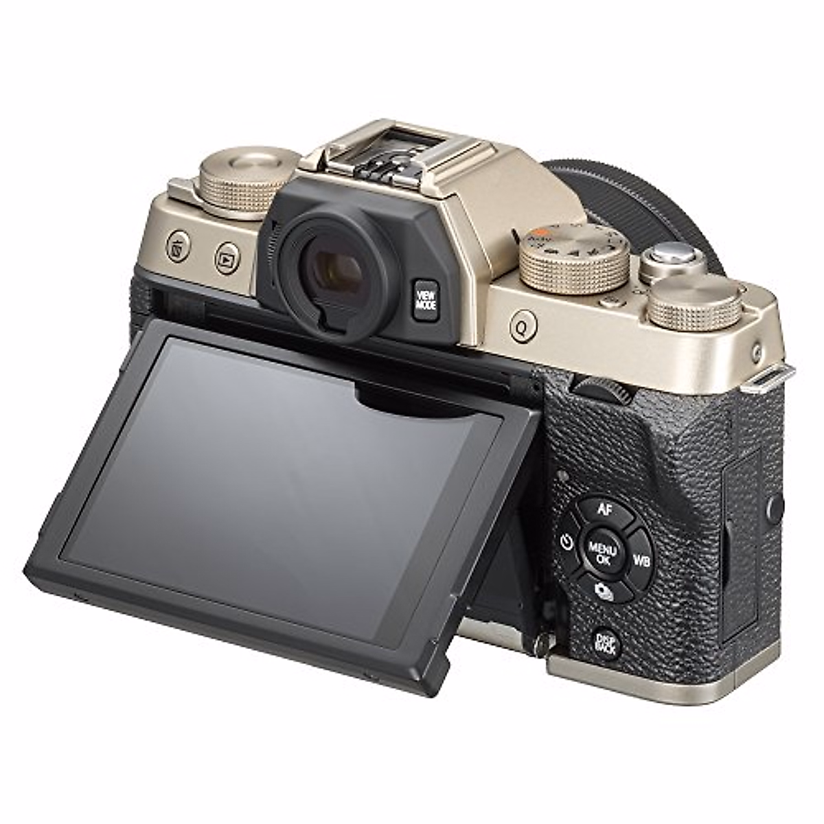 Fujifilm X-T100 Mirrorless Digital Camera w/XC15-45mmF3.5-5.6 OIS PZ Lens - Champagne Gold