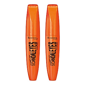 Rimmel Scandaleyes Mascara, Extreme Black, 12mL (0.41 Fl Oz), Pack of 2