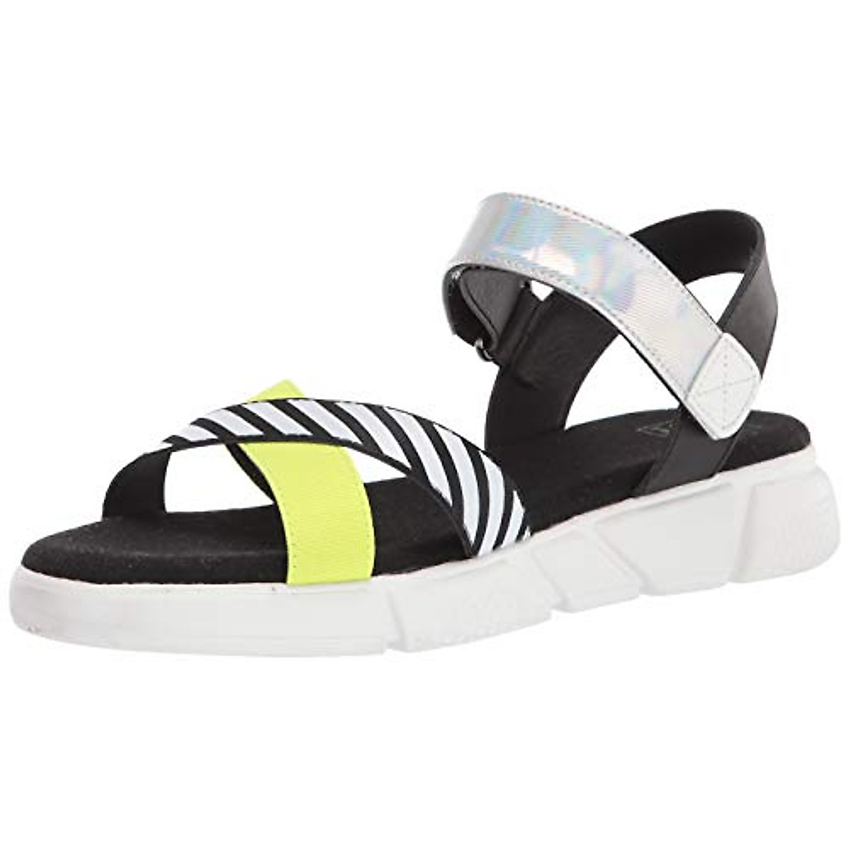 Dirty Laundry by Chinese Laundry Women's Flat Sport Sandal, Black Multi, 6