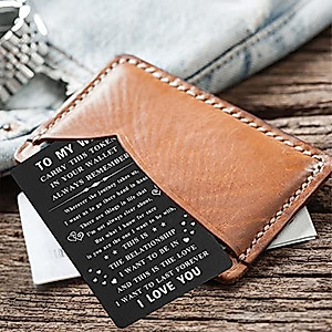 TGCNQ Wife Gifts To My Wife Wallet Card - Romantic Gifts for Wife for Mother's Day Christmas Valentines