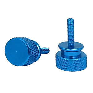 New Lon0167 Computer PC Featured Case Aluminum Alloy reliable efficacy Knurled Thumb Screws Sky Blue M3x12mm 10pcs(id:cd1 a2 9c 566)