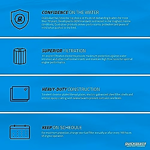 Quicksilver 8M0204703 Water Separating Fuel Filter Disc