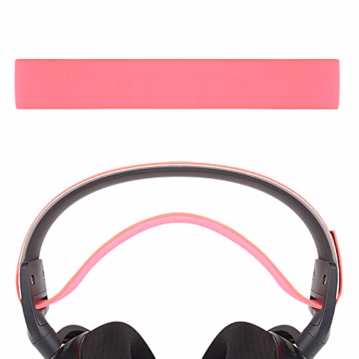 Geekria Flex Fabric Headband Pad Compatible with SteelSeries Arctis 7, Arctis 9X, Arctis PRO, Headphones Replacement Band, Headset Head Cushion Cover Repair Part (Pink)
