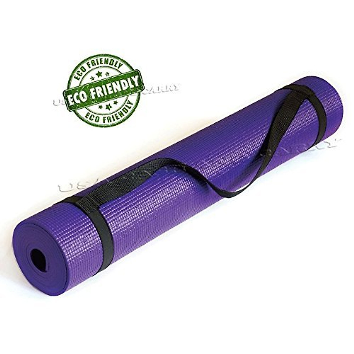 Eco Friendly Comfort Yoga Mat With Carrying Strap For Exercise Yoga by USA Cash and Carry - PrimeTrendz TM