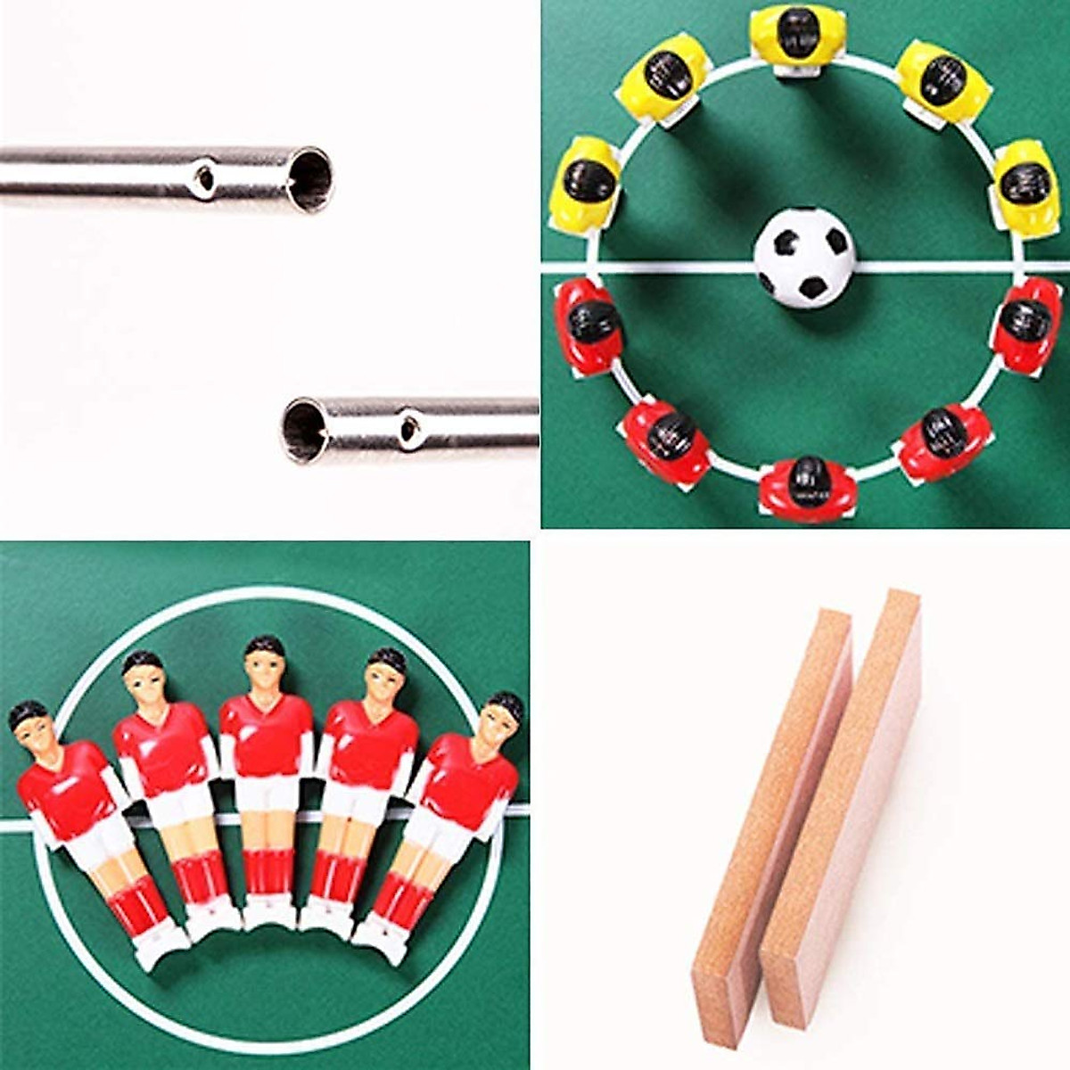 GAOSHENGWUJINGD Foosball Table Game Table Rally and Roar Foosball Table Game Multi Person Table Soccer Adults, Families - Recreational Foosball Games Game Rooms, Arcades, Bars, Parties, Family Night
