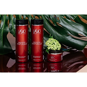 Lasio Keratin-Infused Hypersilk Intense Hair Repair and Healthy Hair Kit - Contains Professional Salon Level Grade Shampoo, Conditioner, and Masque - All In One Hair Kit