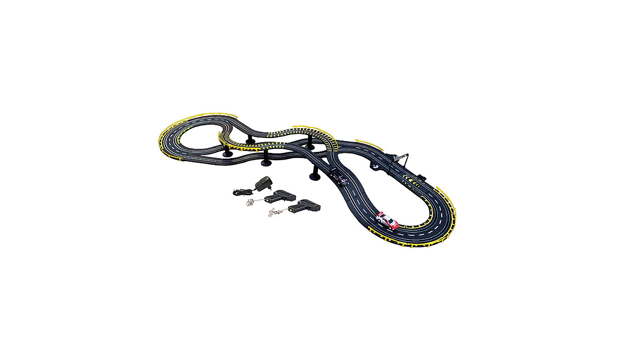 Golden Bright Electric Racing Set with 12 Feet Track & Licensed Cars