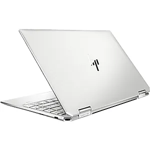 HP Newest Spectre Touch x360 13-AW000 Silver Convertible Laptop 10th Gen Quad Core Intel i7 up to 3.9GHz 8GB DDR4 + 32GB Optane (40GB Total) 512GB SSD 13.3in FHD Gorilla Glass (Renewed)