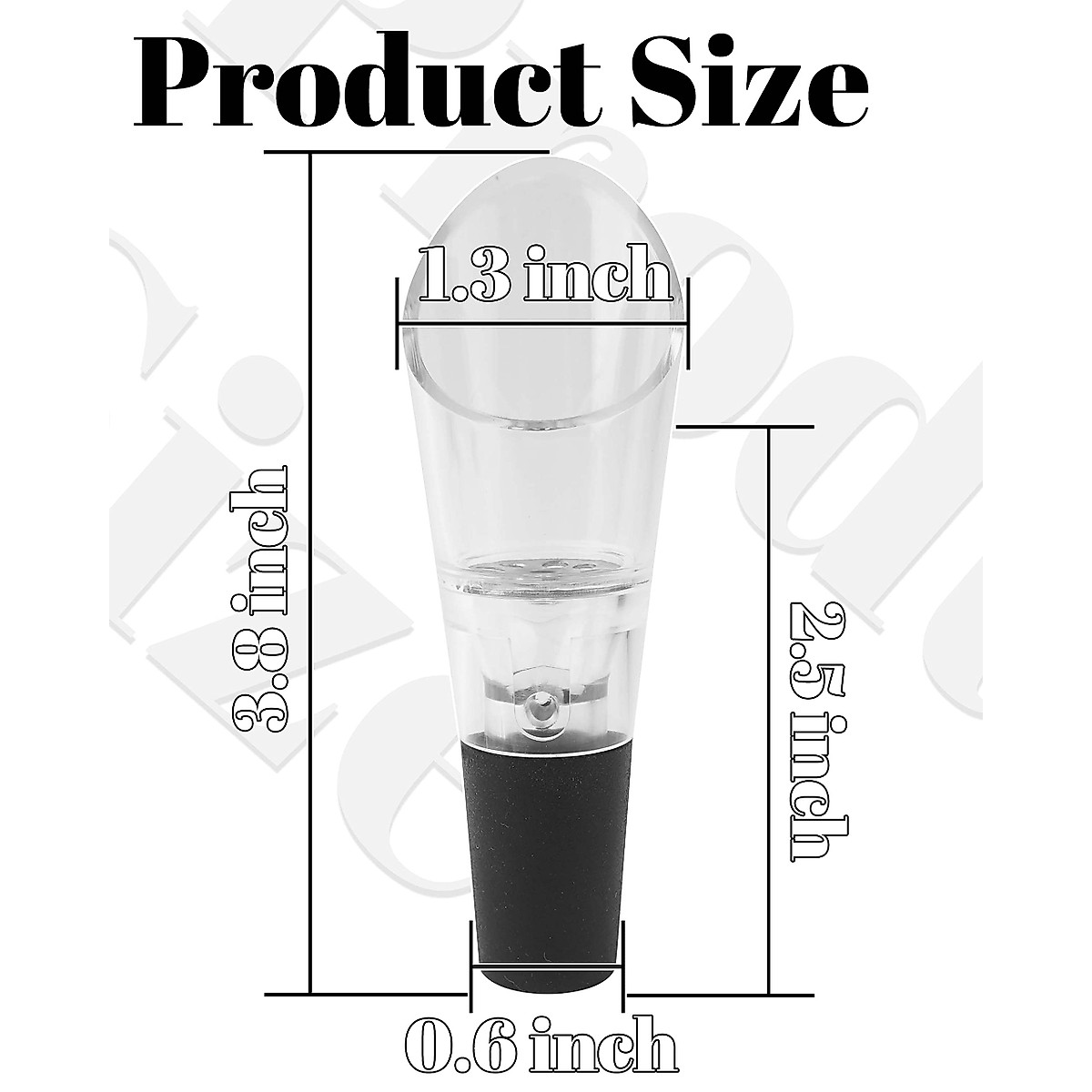 Wine Aerator, 6PCS Wine Pourer, Premium Wine Airarator, Wine Aerator Pourer Spout, Wine Aerorater and Wine Aireators Pourer for Wine Lovers