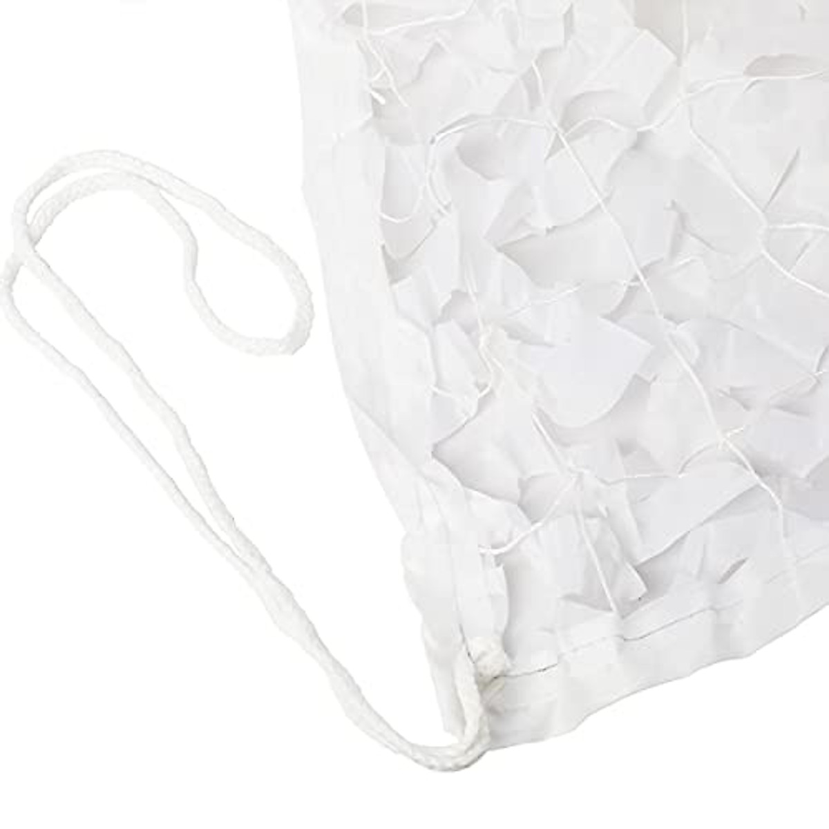 Queenbox 13x16.4ft White Camouflage Net, Oxford Hunting Blinds Sunshade Mesh Military Hide Sunscreen Shelter for Home Wall, Party, Camping, Outdoor