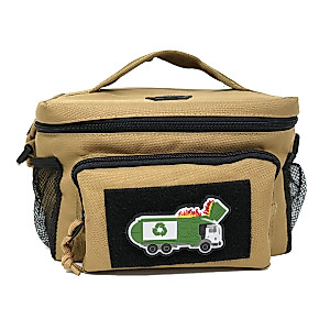 Garbage Truck Dumpster Fire Morale Patch | Recycle | PVC Rubber Tactical Patch | Funny Morale Patch