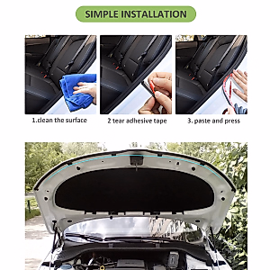 RACOONA 33 Feet Weather Stripping,Rubber Seal Strip,Car Accessories Self Adhesive 5-Hole Car Door Seal Strip,Automotive Weather Stripping,Universal Auto Weatherstrip,Fit for Cars,Trucks,RVs,Boats