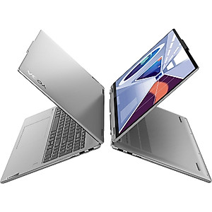 Lenovo Yoga 7 2-in-1 Laptop 16" WUXGA IPS Touchscreen AMD 8-Core Ryzen 7 7735U >i7-1255U 16GB DDR5 512GB SSD Radeon 680M Graphic Fingerprint Backlit USB-C with Pen Win11Pro Silver + HDMI Cable