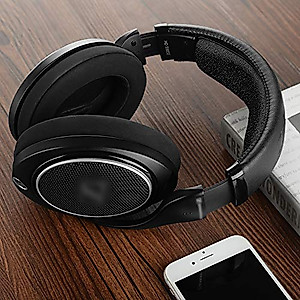 Geekria Velour Headband Pad Compatible with Sennheiser HD598 HD598SE HD598CS HD595 HD569 HD559 HD558 HD555 HD518 HD515 Game ONE PC360 PC373D Headphone Replacement Headband/Headband Cushion (Black)