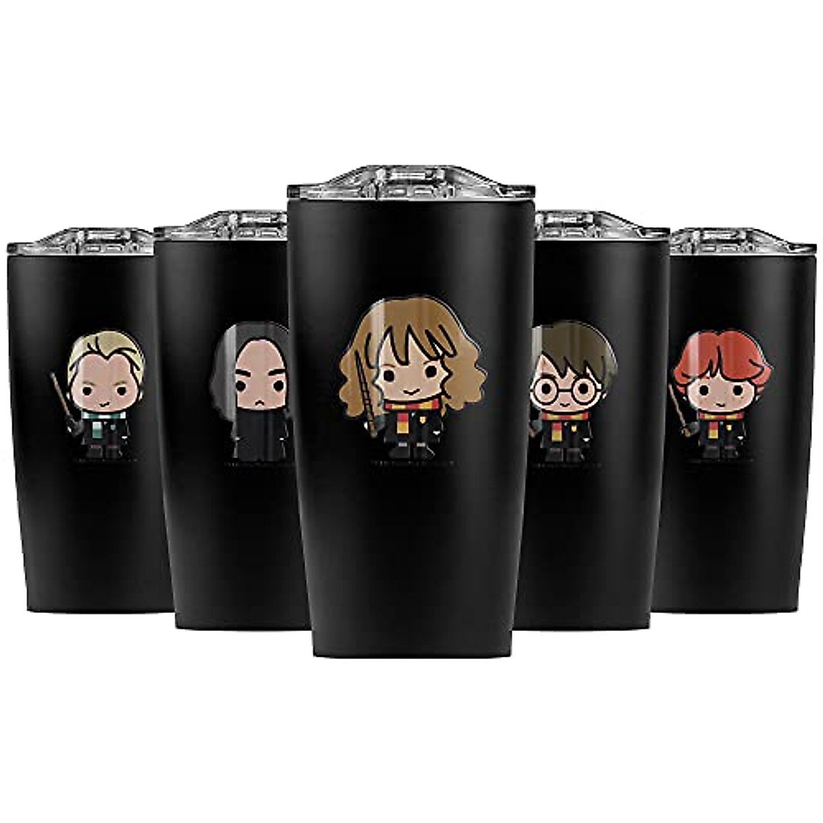 HARRY POTTER/CUTE CHIBI HERMIONE CHARACTER - Stainless Steel Tumbler 20 oz Coffee Travel Mug/Cup, Vacuum Insulated & Double Wall with Leakproof Sliding Lid | Great for Hot Drinks and Cold Beverages