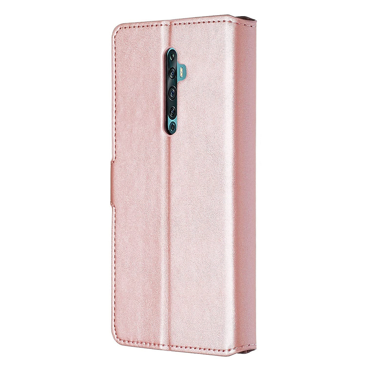 Case for Oppo Reno2 Z Wallet Case,with Card Holder Kickstand Magnetic Closure PU Leather Flip Case Cover for Oppo Reno2 Z 6.53" -Rose Gold