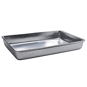 EISCO Dissection Tray, 10" x 7" - Without Wax - Aluminum