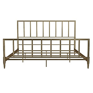 CosmoLiving by Cosmopolitan Blair Bed, Gold