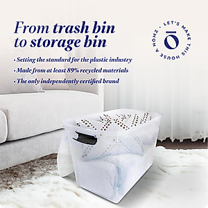 HOMZ 112 Quart Extra Large Rectangular Clear Plastic Storage Container Bins with Secure Latching Lid, Grey Latch, (4 Pack)