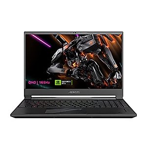 GIGABYTE AORUS 15X: 15.6" 16:9 Thin Bezel QHD 2560x1440 165Hz, NVIDIA GeForce RTX 4070 Laptop GPU 8GB GDDR6, Intel Core i9-13980HX, 16GB DDR5 RAM, 1TB SSD, Win11 Home (AORUS 15X ASF-D3US754SH), Black
