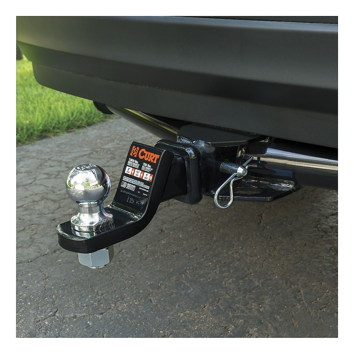 CURT 21581 Trailer Hitch Pin & Clip, 5/8-Inch Diameter, Fits 2 or 2-1/2-Inch Receiver