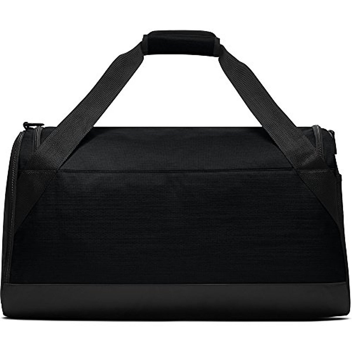 Nike Brasilia Training Duffel Bag, Versatile Bag with Padded Strap and Mesh Exterior Pocket, Medium, Black/Black/White