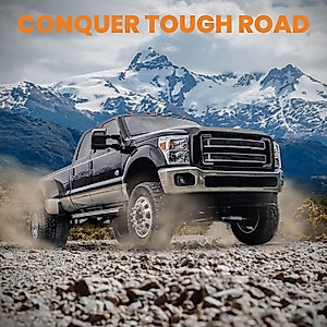 Tuningsworld Dual Steering Stabilizer 2''-8'' lift for Ford F250 F350 4WD Super Duty 2005-2017 Upgrade Damper