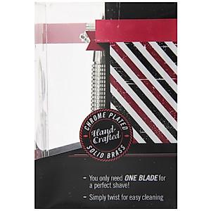 Micro Touch Safety Razor Chrome