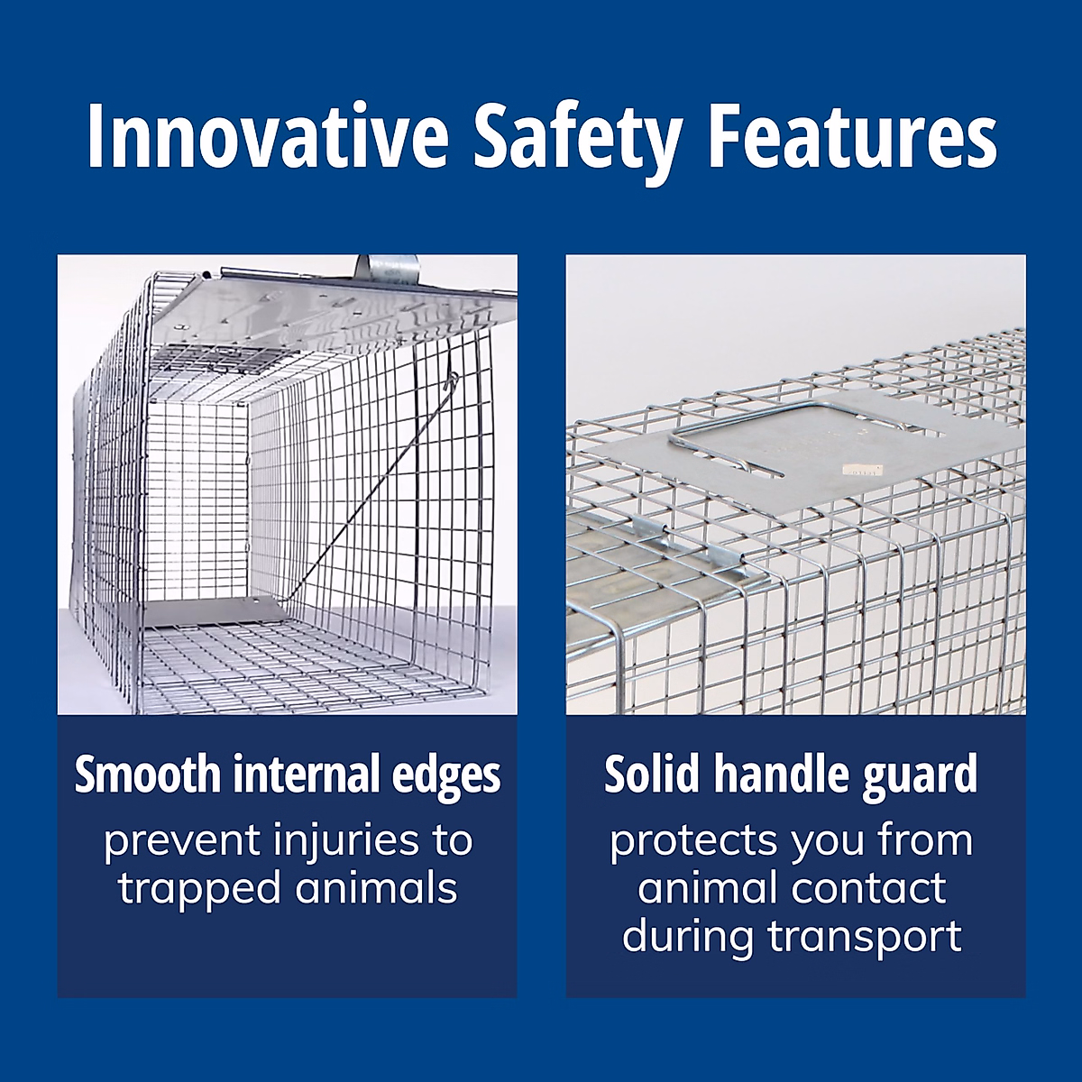 Havahart 1079SR Large 1-Door Humane Catch and Release Live Animal Trap for Raccoons, Cats, Bobcats, Beavers, Small Dogs, Groundhogs, Opossums, Foxes, Armadillos, and Similar-Sized Animals