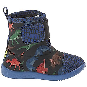 Western Chief Baby Pollywog Infant Boot Rain, Black, US 4-5 Unisex