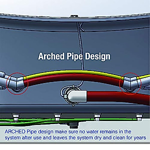 WOODBRIDGE 71" x 31 1/2" Whirlpool Water Jetted and Air Bubble Freestanding Bathtub , B0034