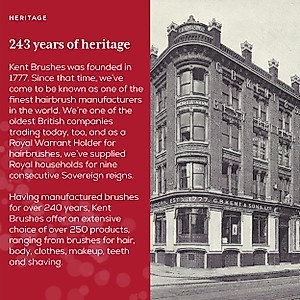 Kent 9T Graphite Fine Tooth and Wide Tooth Comb Detangler Hair Combs - Large Handmade and Saw-Cut Dressing Comb - Wet Hair Comb for Women and Durable Grooming Comb for Men Made in England