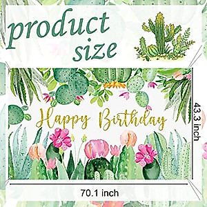 Cactus Party Backdrop Cactus Birthday Backdrop Cactus Party Decorations Cactus Decoration for Tropical Party Decorations Cactus Party Cactus Birthday Party Backdrop Supplies