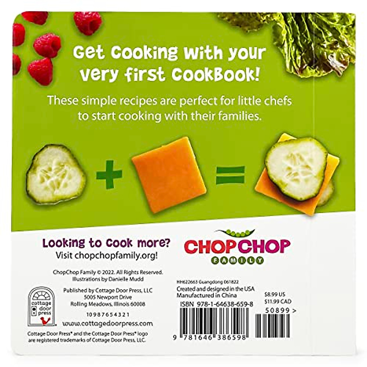 ChopChop I Made This! Snacks Board Book - First Cookbook for Toddlers; Healthy, Easy Snacks for Young Children Learning About Cooking and Healthy Habits (Chopchop Family)
