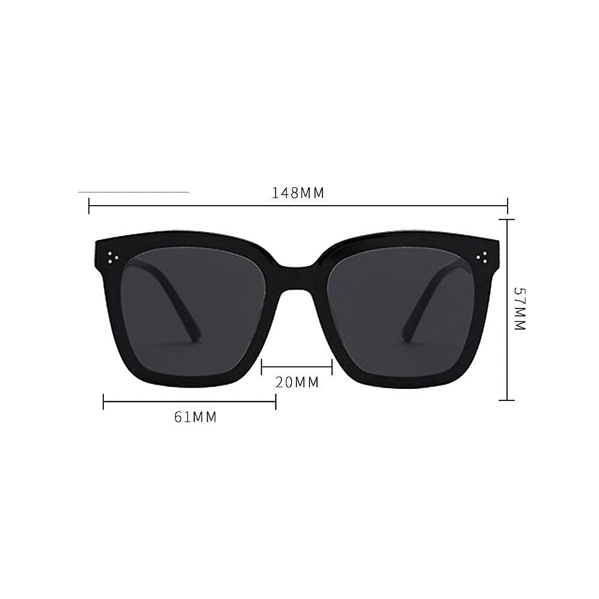 YUEBAJUN Gentle Women GM Monster Dreamer 17 01 sunglasses Anti Blue Light Women UV400 Oversized Unisex Polarized Sunglasses for Men Women - black Dreamer 17 01…